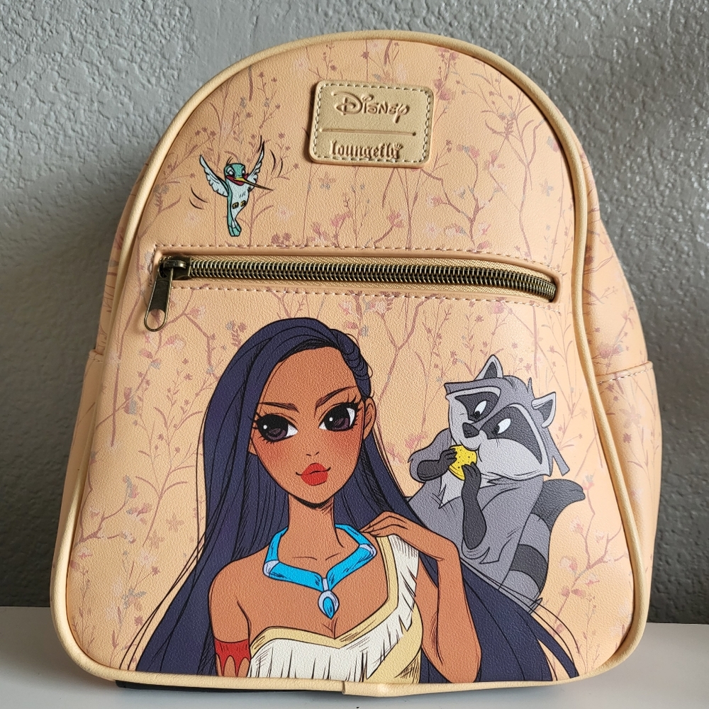 Loungefly Disney Pocahontas And Meeko Mini Backpack - Gem